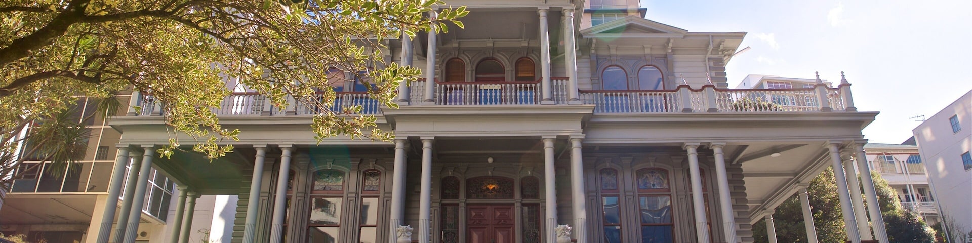 Antrim House featuring heritage architecture and a house