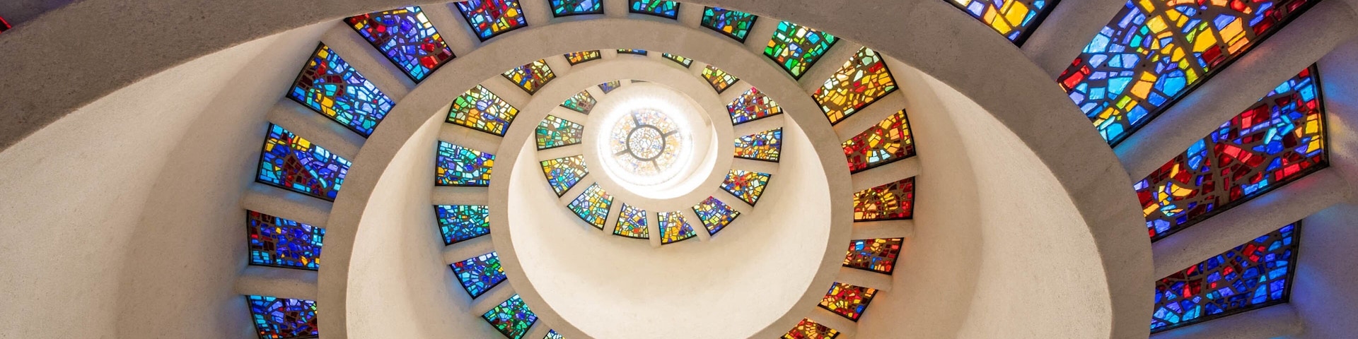 Thanks-Giving Square showing interior views