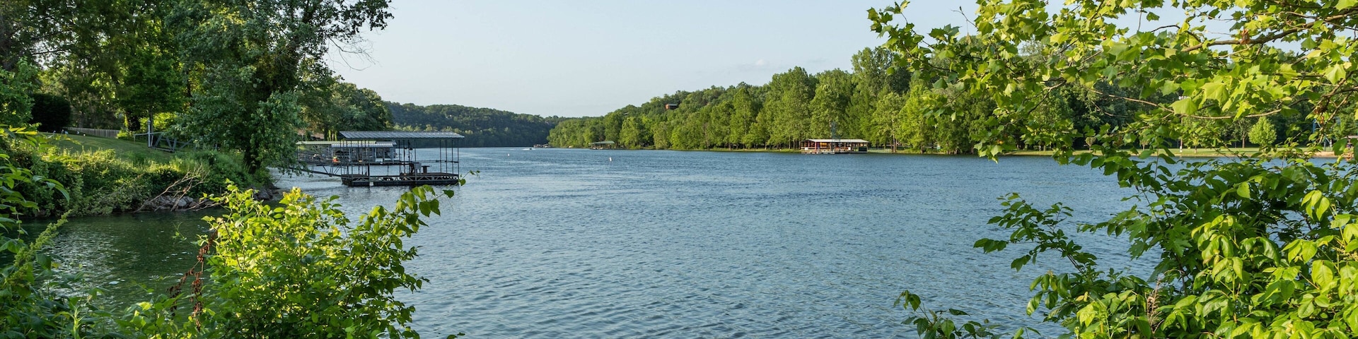 Lake Taneycomo featuring a lake or waterhole