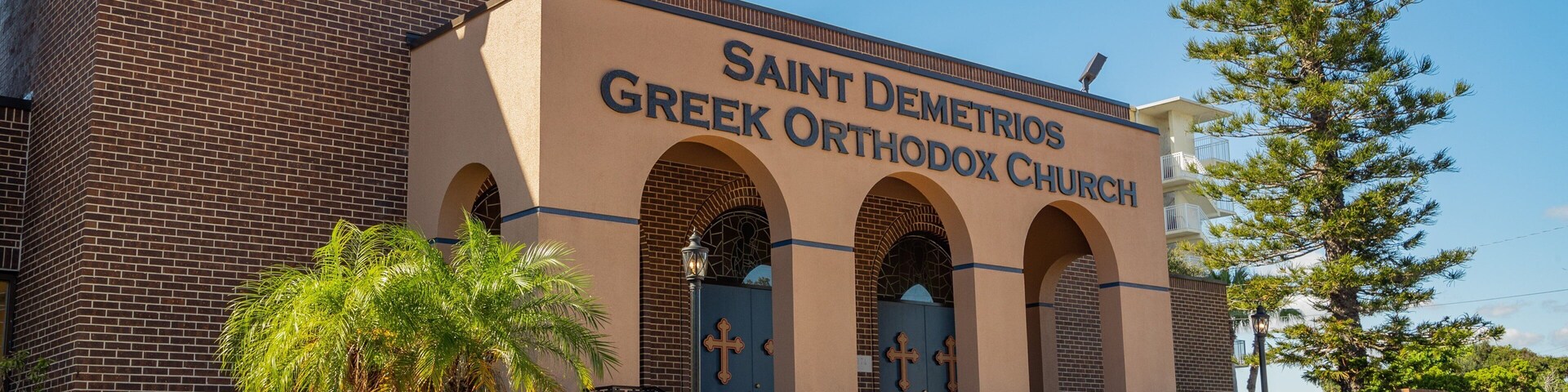 Saint Demetrios Church which includes signage and a church or cathedral