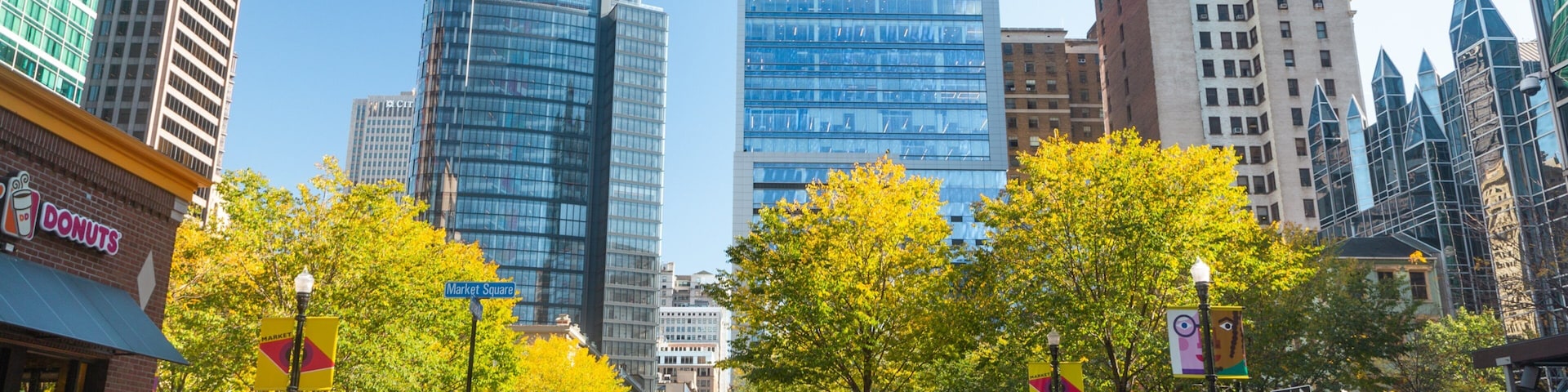 Market Square featuring a city