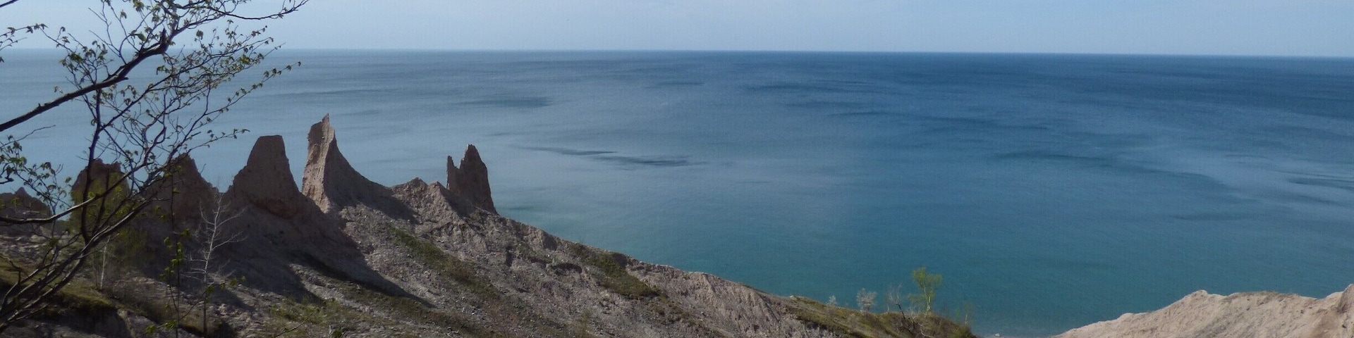 One of the most unique and fragile landscapes in the Great Lakes region, Chimney Bluffs is a geologic curiosity located about an hour from Rochester, NY. My family and I have enjoyed visits to this place for years, and this visit took place on an uncannily warm April day (82 degrees!!) The stoic shale and mud cliffs rise up above the Lake Ontario shore, making for great hikes and photo opportunities. I recommend a visit as soon as possible, as wind and water erosion of the bluffs is happening at a rapid pace.
#SpringFun