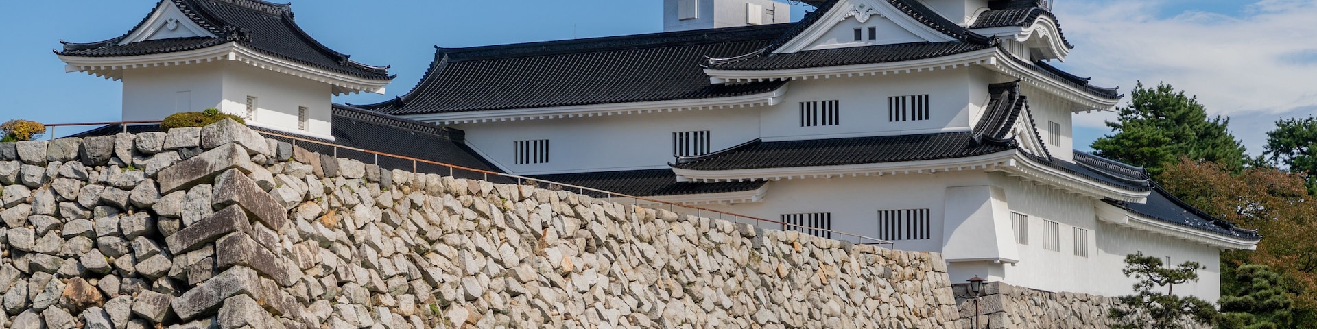 Toyama Castle featuring heritage architecture