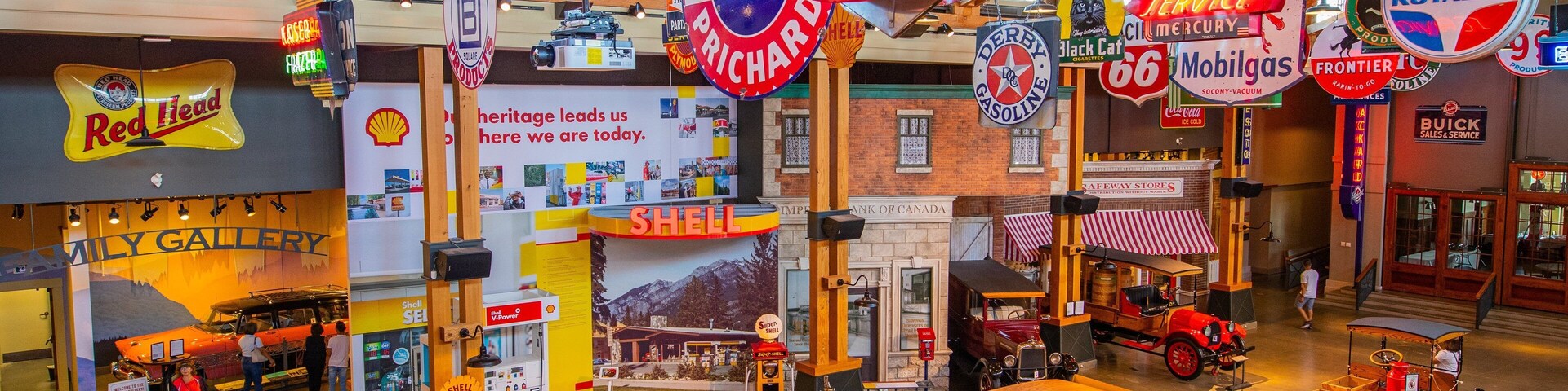 Gasoline Alley Museum featuring heritage elements and interior views