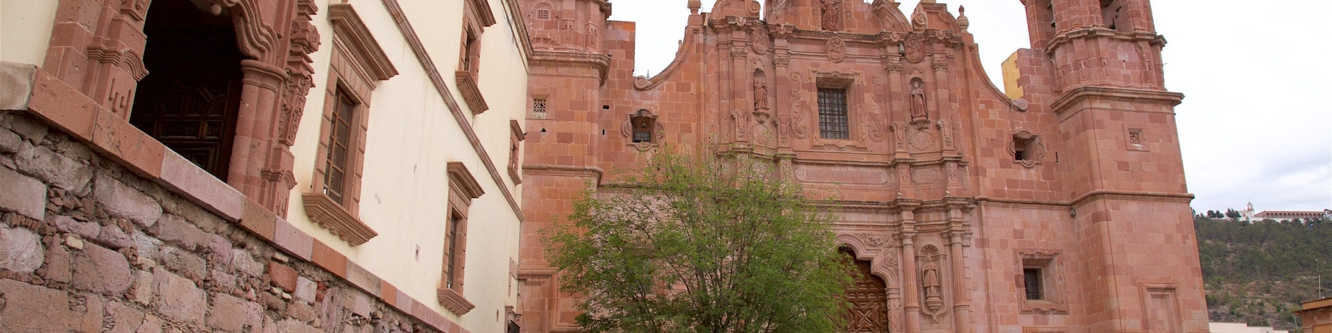 México mostrando arquitetura de patrimônio e uma igreja ou catedral