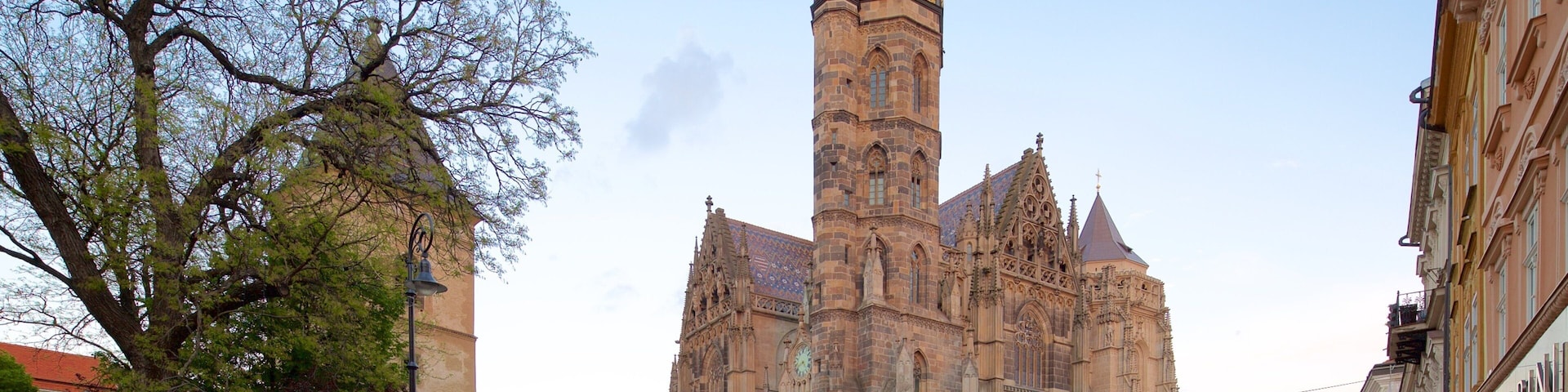 Kosice which includes a church or cathedral, heritage architecture and a city