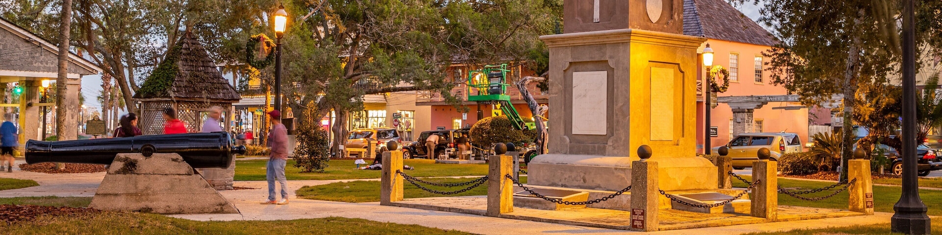 Plaza de la Constitution showing a park