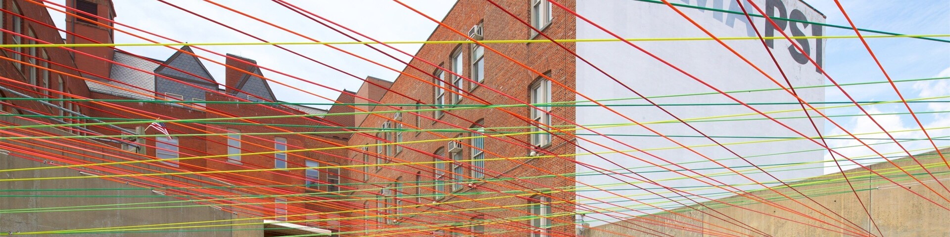 MoMA PS1 which includes outdoor art