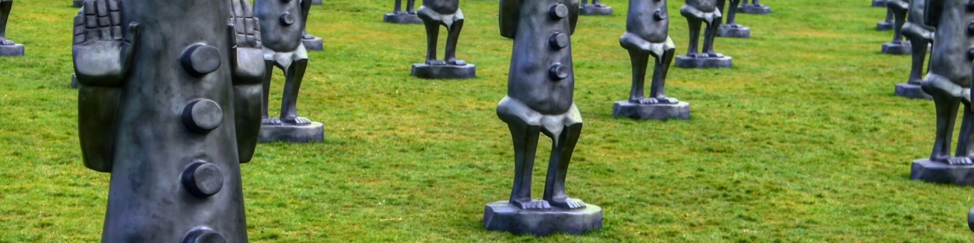 Henry Moore donated many of his sculptures to help set up this wonderful space, in acres of open space, a good day out that mixes the open air and large scale art