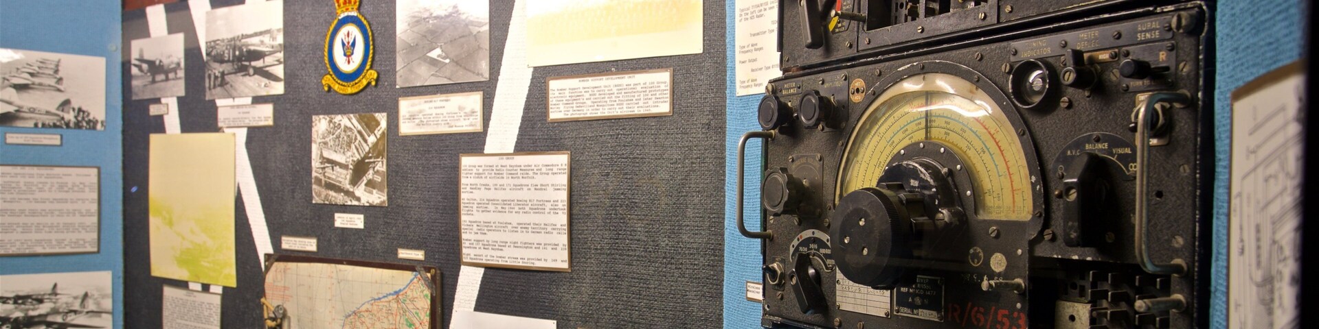 City of Norwich Aviation Museum showing interior views