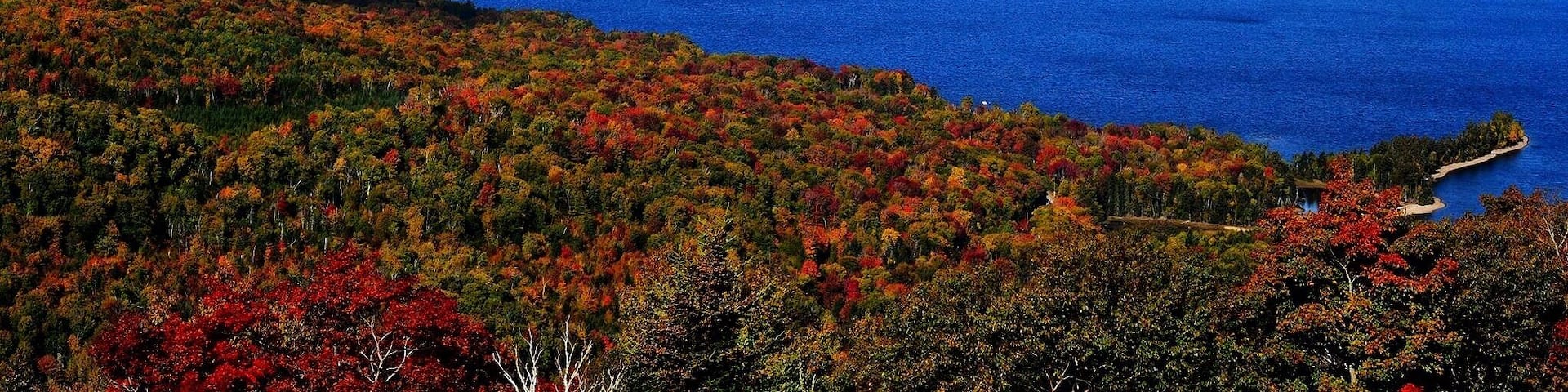View of Mooselookmeguntic Lake from Height of Land.