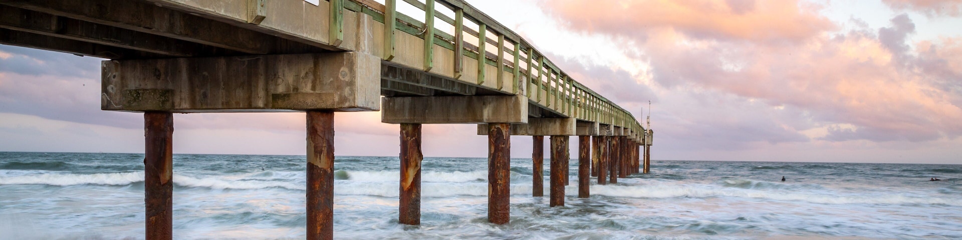 St. Augustine Beach featuring a beach, general coastal views and a sunset
