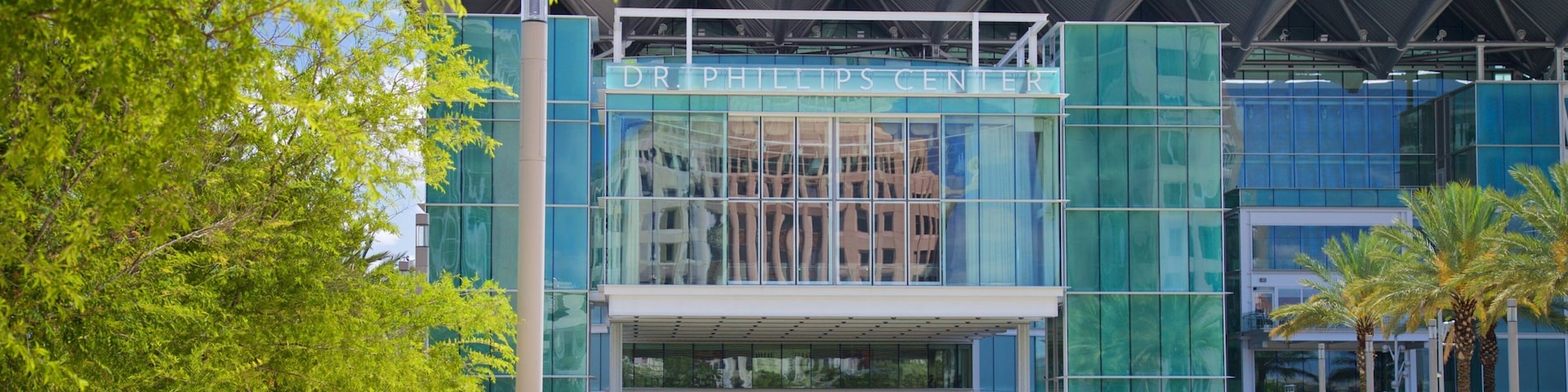 Dr. Phillips Center for the Performing Arts which includes modern architecture