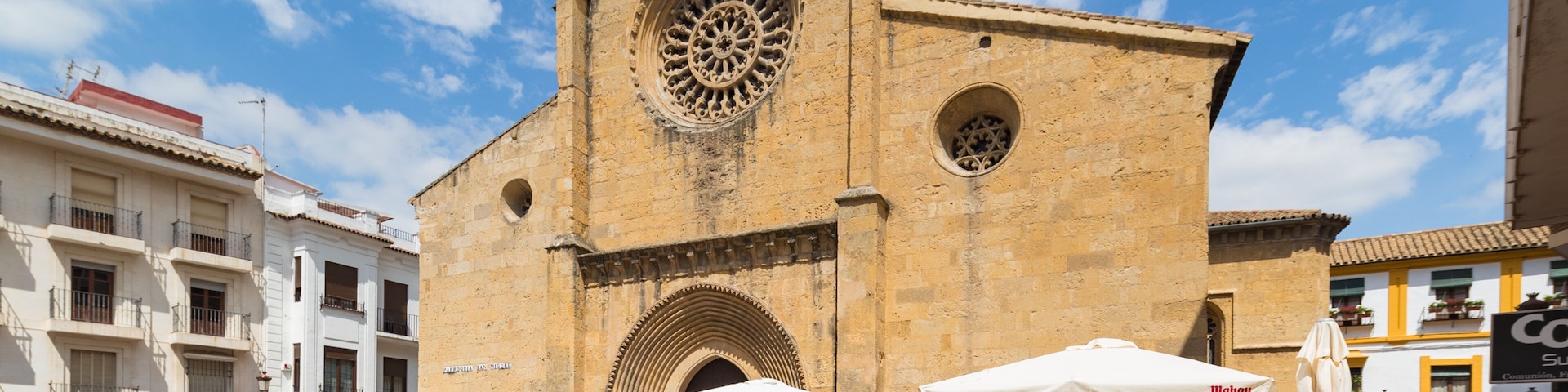 San Miguel Church showing outdoor eating, a church or cathedral and heritage architecture