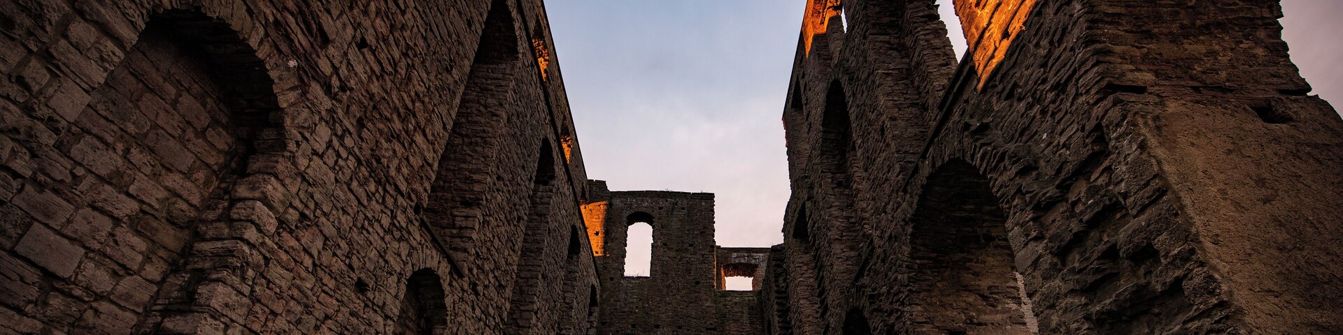 On 14th October, 1806 this castle was destroyed by a fire. Originally built in the mid 1300's but the current form was constructed/finished in 1709 - the ruins of Borgholm castle stands on the west coast of Öland, Sweden.