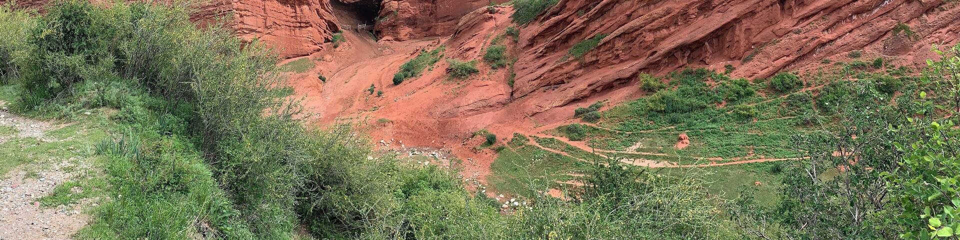 Spectacular rock formations near Seven Bulls rock.
Join us for our next Kyrgyztan tour at discoverthetopfloor.com