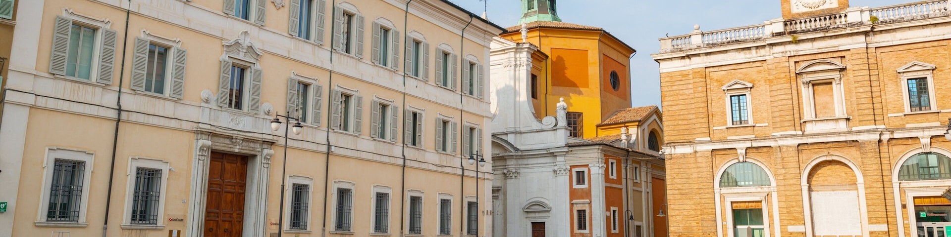 Piazza del Popolo featuring a square or plaza and street scenes as well as an individual male