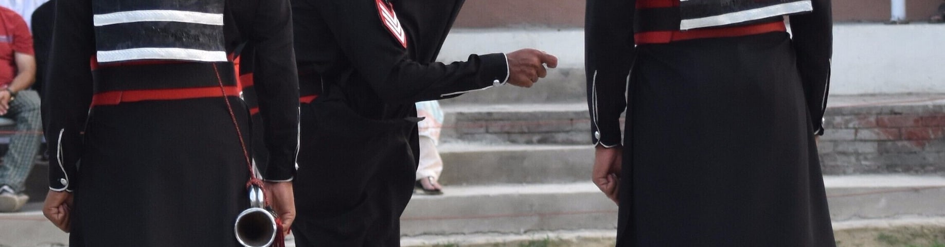 The Wagah border ceremony and retreat is unlike anything I have seen. Pakistanis sit on one side and Indians on the other. We were surrounded by cheering and loud Pakistani patriotic music. Here are my ceremony photos.Check out the high kicks.