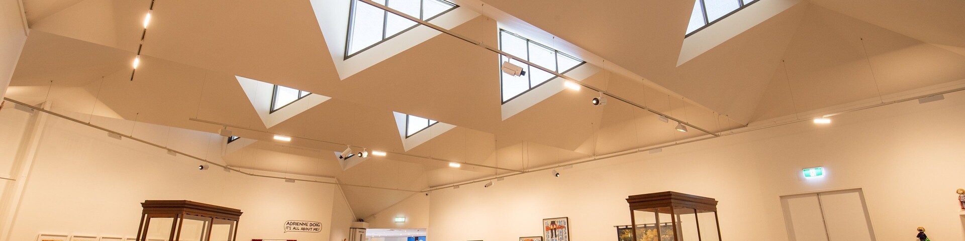 Benalla Art Gallery showing interior views and art