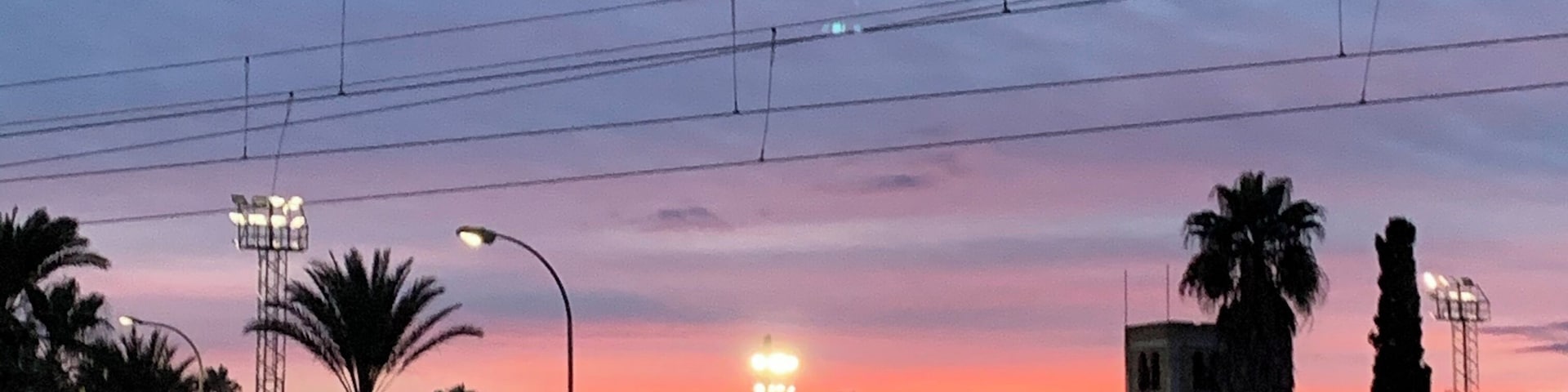 Atardecer en Algemesi.
A sunset in Algemesi.