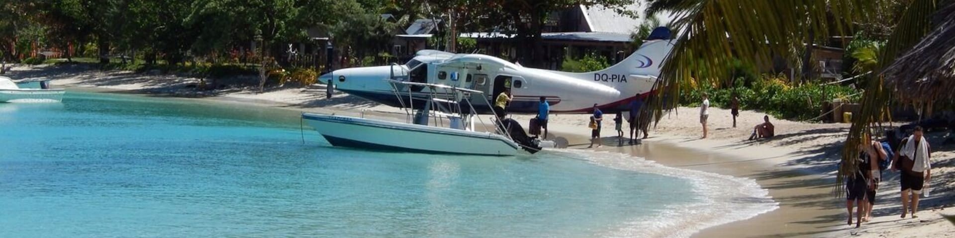 To get to Nacula Island, you have 2 transportation options. A 5 hour boat ride for $100USD, or a 30 min flight for $200/pp with a minimum of two people. I took the boat since I travel alone, but I do have to say, the flight looked pretty cool arriving/departing every few days.
