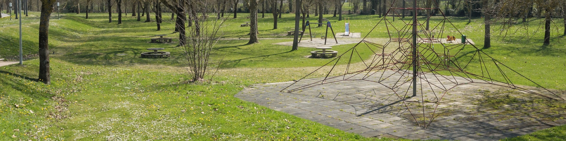 Park in the quarter of Abetxuko. Vitoria-Gasteiz, Basque Country, Spain