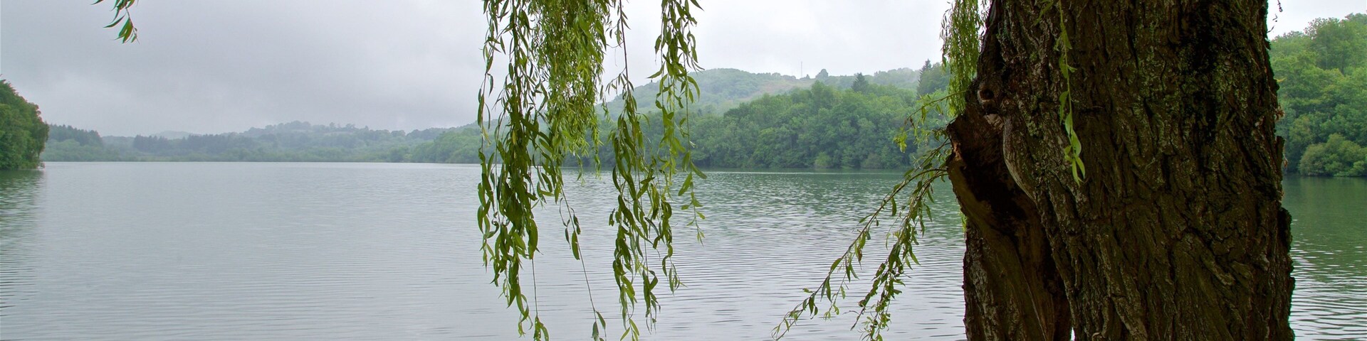 Lac de Lourdes featuring a lake or waterhole