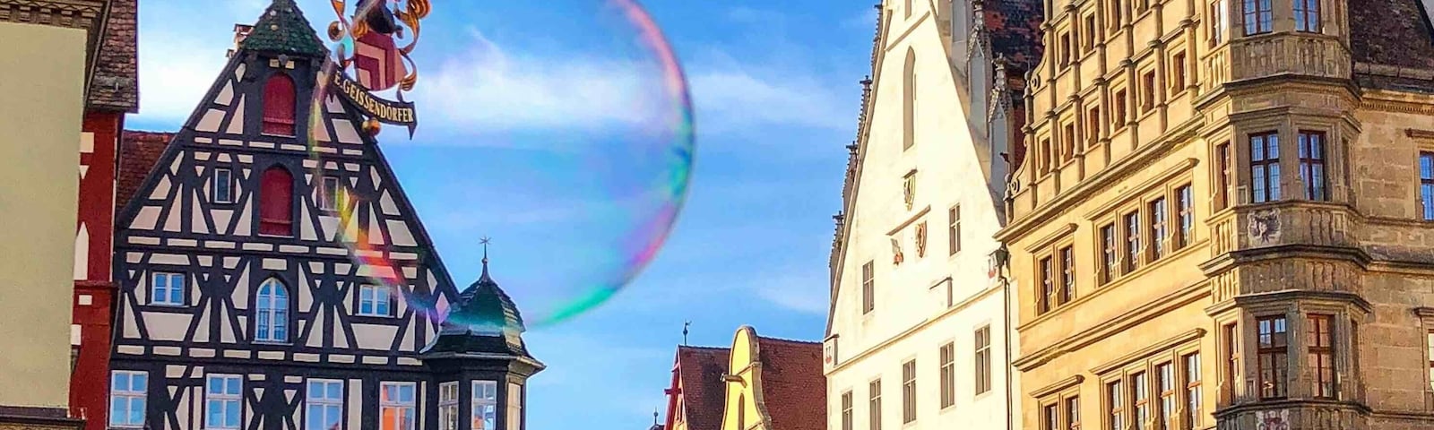 Market Square with old town hall in Rothenburg ob der Tauber, Bavaria, Germany
#Trovember