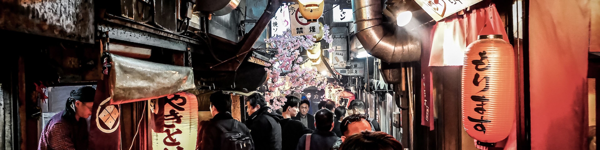 #Shinjuku #Tokyo #Japan #alley
The famous piss alley or Omoide Yokocho in Shinjuku, Tokyo. By day it's just another narrow alleyway common in Tokyo, but at night the street turns into a mini nightlife area for the salarymen of Tokyo. With numerous tiny #bar lining up, the nickname comes from the fact in the past so many drunk salarymen doing their "bussiness" there because there's no toilet anywhere in this alleyway. Today, regulation has been set in the area so it is a lot cleaner than before.
The alleyway is very narrow and can only fit at maximum 2 people at a time so be mindful of your surrounding when visiting especially when there's many drunk people walking by from the bars. The bars are also very tiny and can only fit less than 10 people at a time. If you are not claustrophobic give them a try, it's a special experience on its own :)