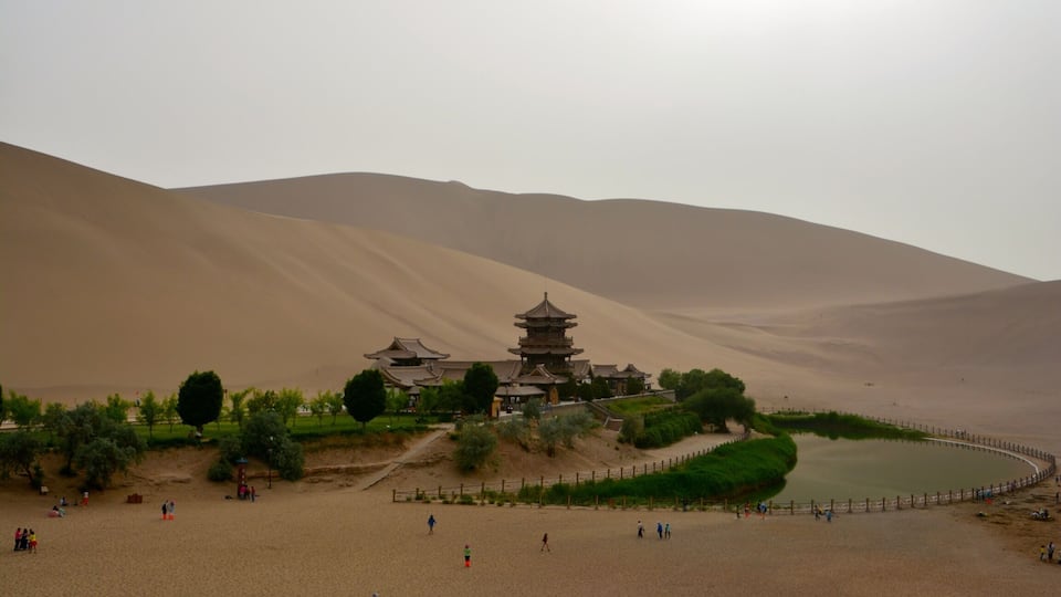 Crescent Moon Spring, Dunhuang, China