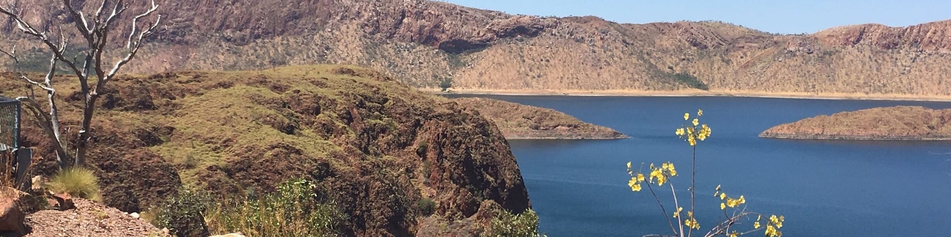 Lake Argyle is Australia's second largest man made lake located in Kununurra northern WA.