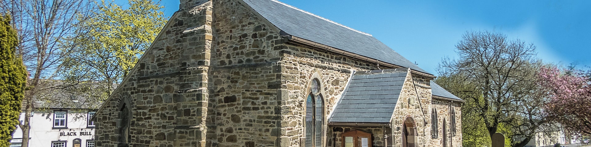 Parish church of St Mary Magdalene, Trimdon, County Durham, seen from west-southwest