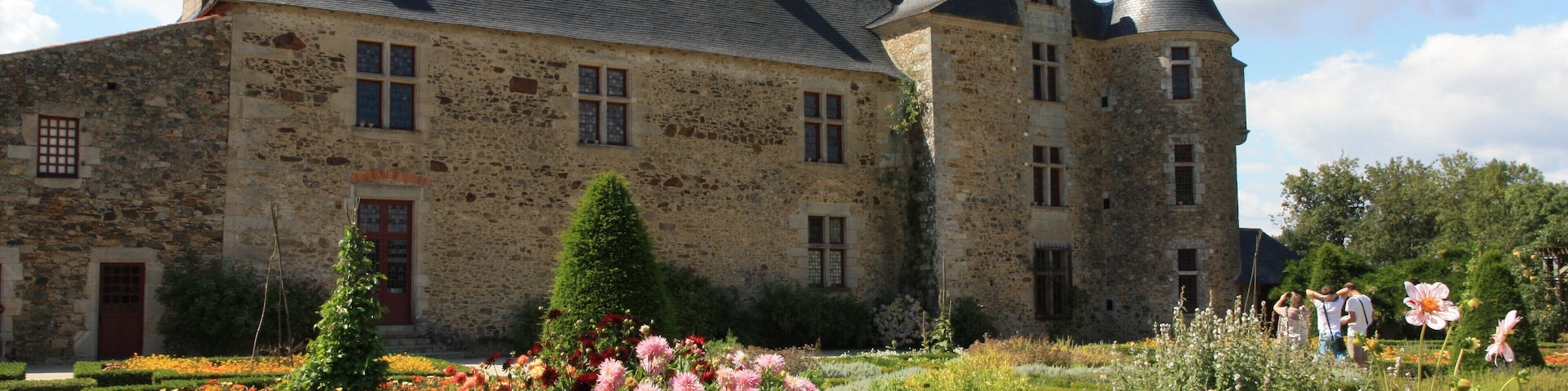 Le Logis de la Chabotterie vu depuis le jardin, Saint-Sulpice-le-Verdon, Vendée