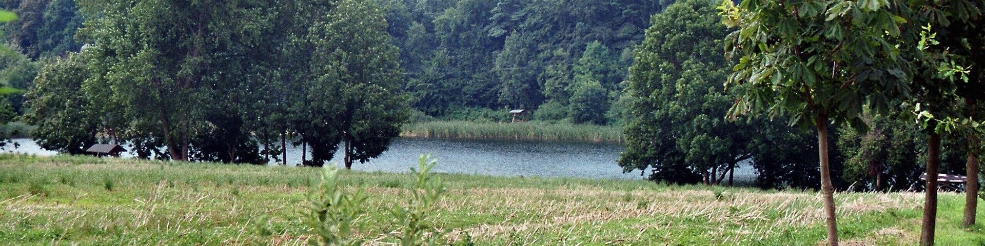 Lapitz (Kuckssee), view to the salt lake