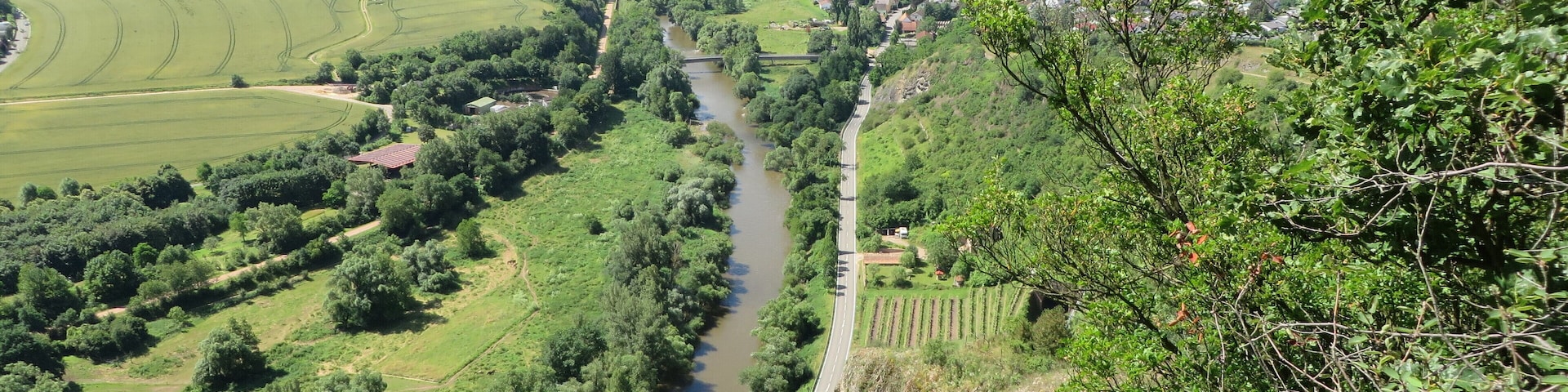 Nahe near Bad Münster am Stein, view from Rotenfels