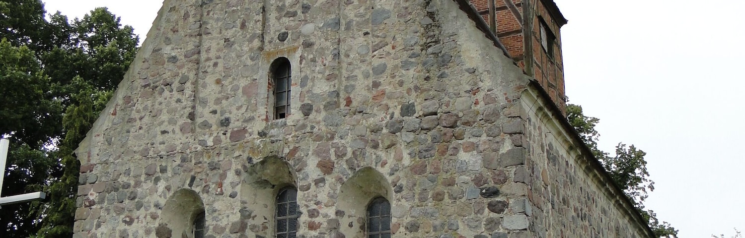 Church in Genzkow, district Mecklenburg-Strelitz, Mecklenburg-Vorpommern, Germany