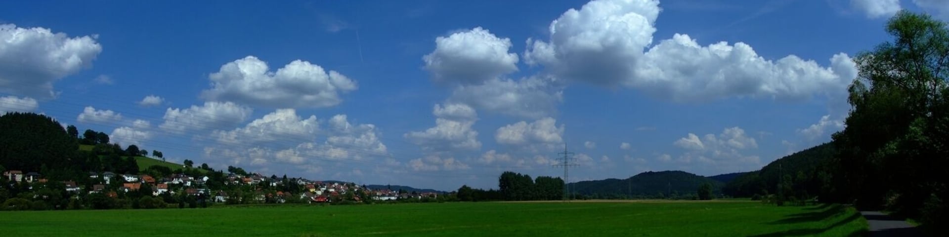 Panorama Ludwigsau-Friedlos im Fuldatal 07. August 2009