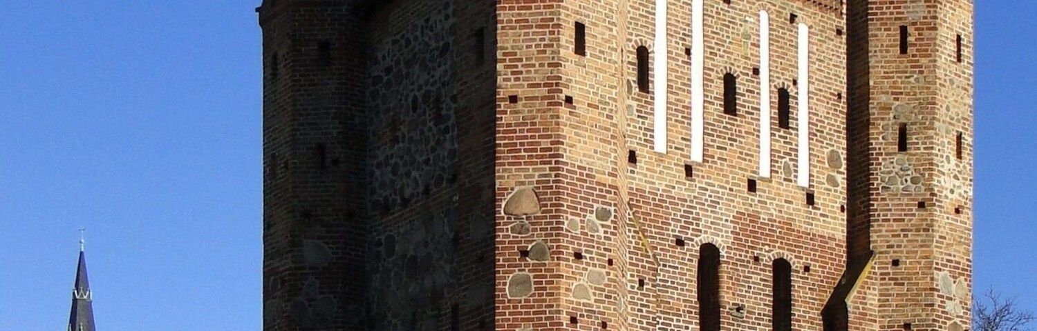 City gate Neubrandenburger Tor in Friedland, district Mecklenburg-Strelitz, Mecklenburg-Vorpommern, Germany