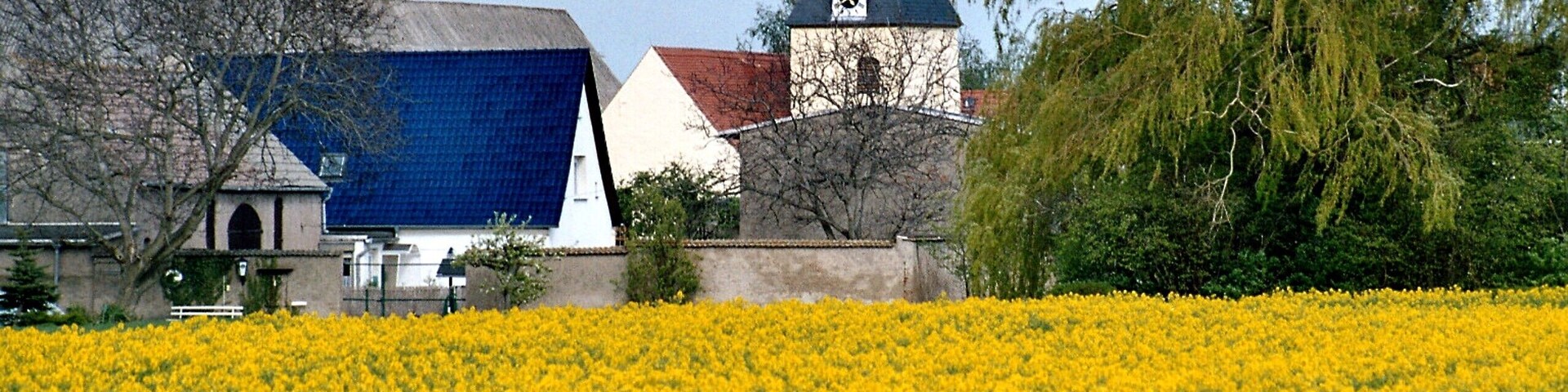 Eggersdorf (Bördeland), view to the Saint Martin church