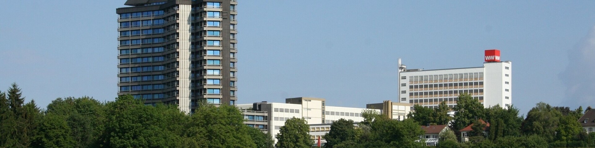 Building of the Wüstenrot holding company in Ludwigsburg, administrative district Ludwigsburg, Baden-Wurttemberg, Germany.