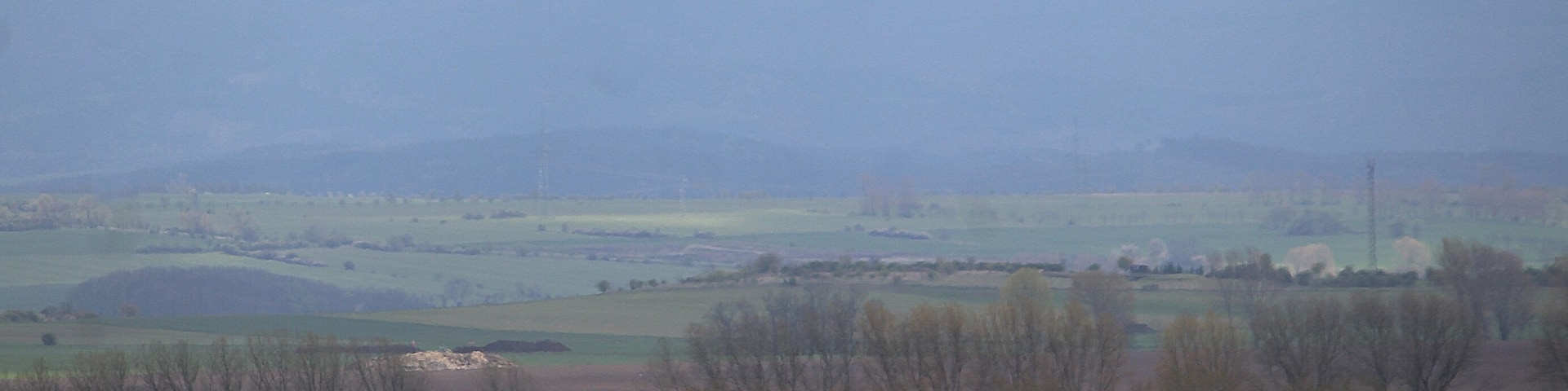 Hörselberg-Hainich, view to the mountain "Inselsberg"