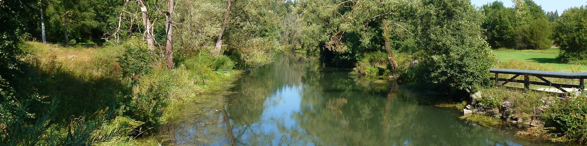 River Vils near Ensdorf, Bavaria, Germany