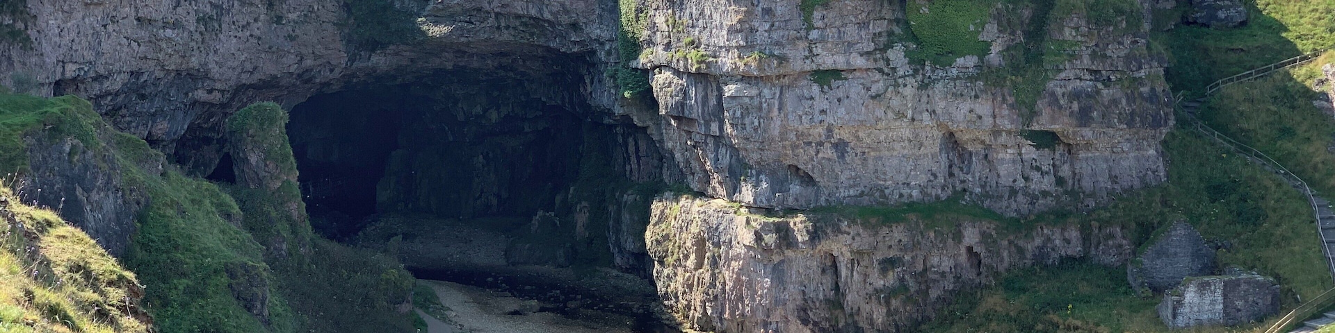 If you are in Durness then Smoo cave should be in your list to explore.. there are several views of Smoo caves ... this is one of my favourite taken while walking back to the car park