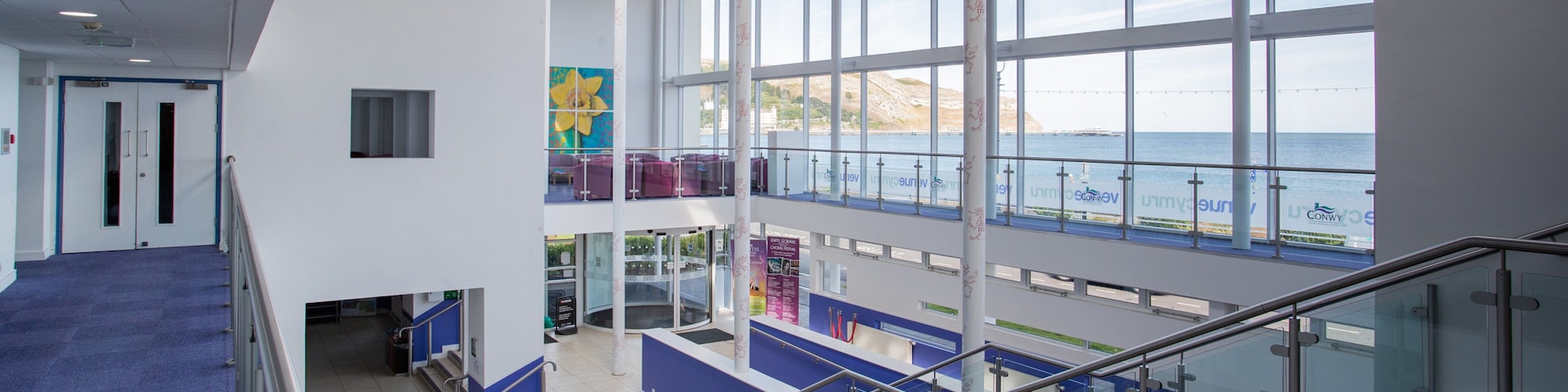 Venue Cymru which includes interior views