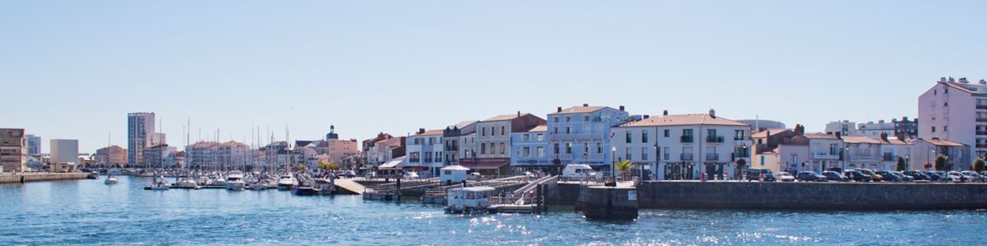 View towards Les Sables d'Olonne