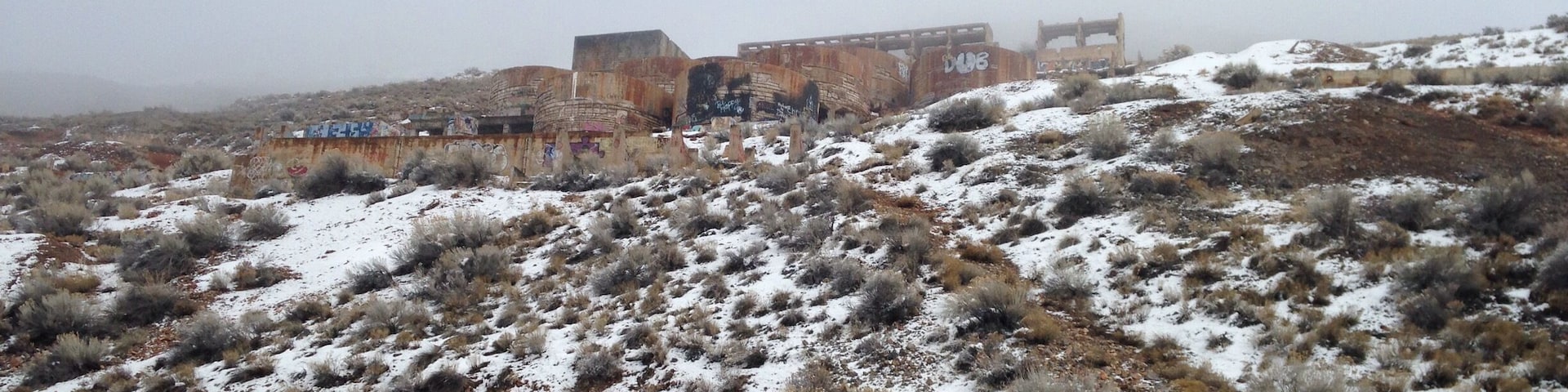 Mining #Ruins - Genola, #Utah in #snow