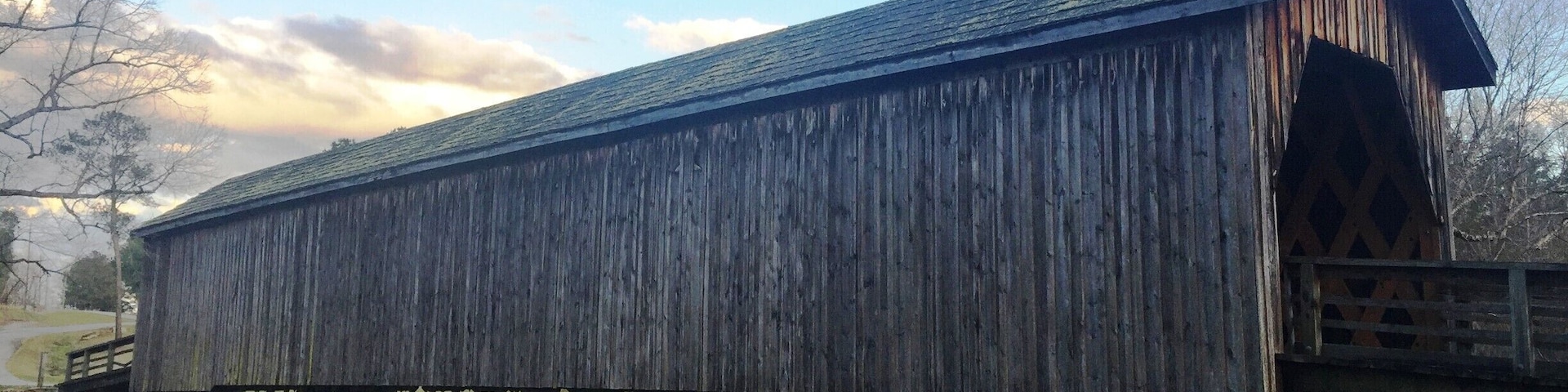 There are still several of these old covered bridges scattered around the country, and many of them still allow you to cross them in your car.