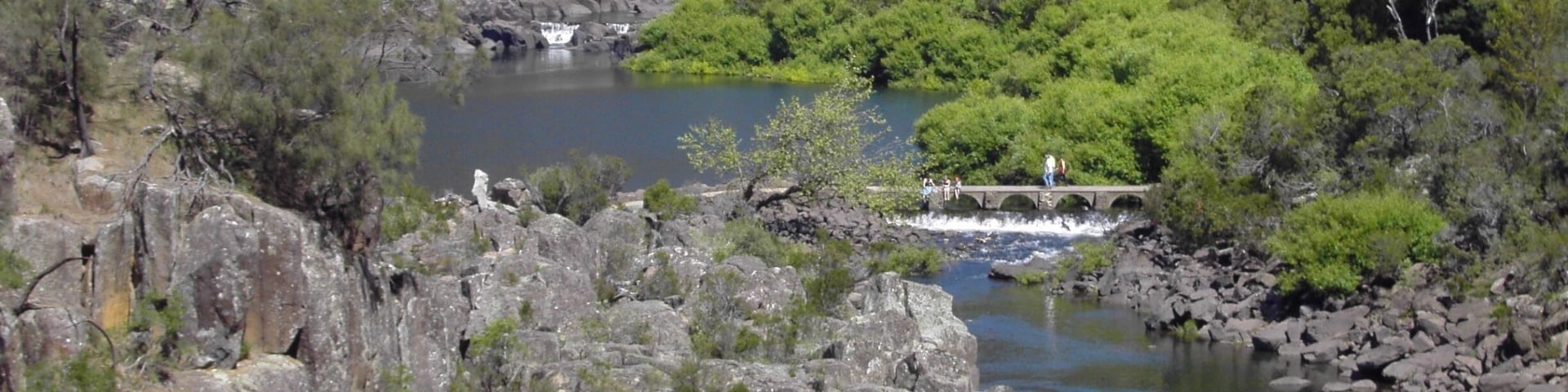 Photo taken in 2004 in Tasmania.
Launceston Cataract Gorge is a natural gorge formed by the South Esk River and is part of Launceston Tasmania.