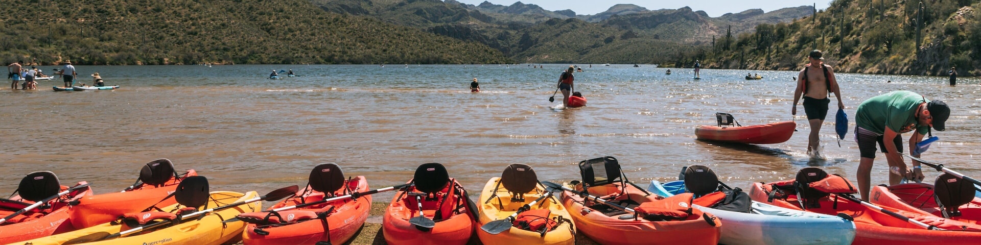 Saguaro Lake showing a lake or waterhole and heritage architecture