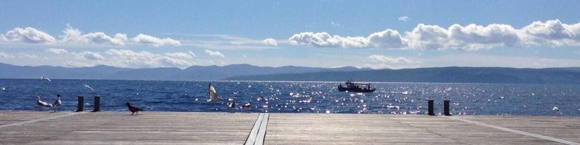 Sea view of beautiful Limni village. A quite place to enjoy fresh fish and grilled octopus.